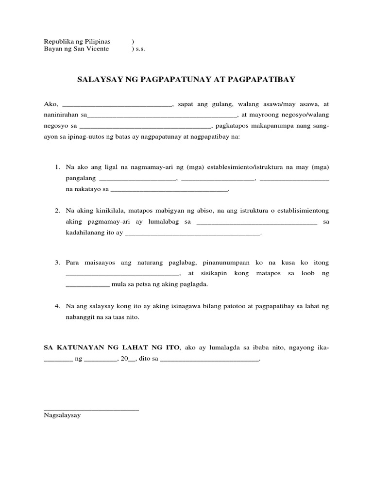 Salaysay II | PDF