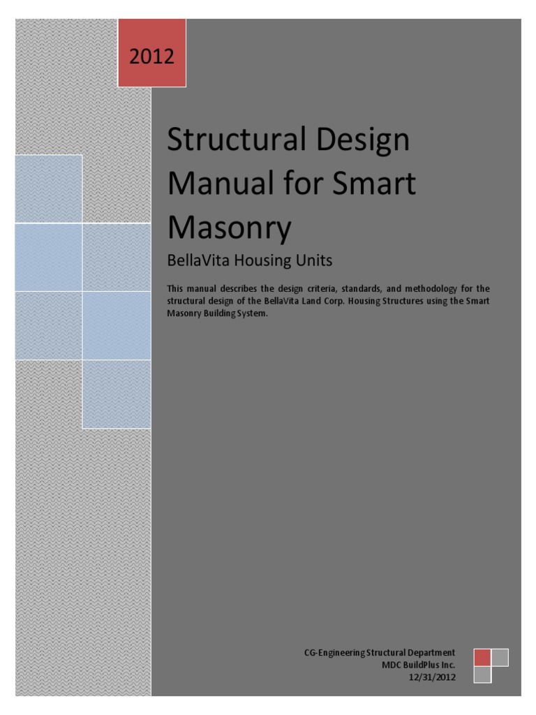 Manual Standardization Smart Masonry - Jan-2-2013 | PDF | Masonry ...