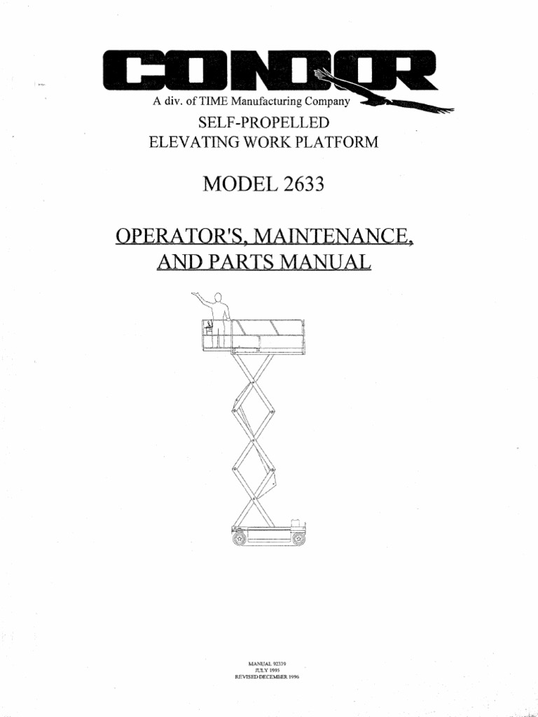 Condor 2633 92339-002 | PDF | Switch | Elevator