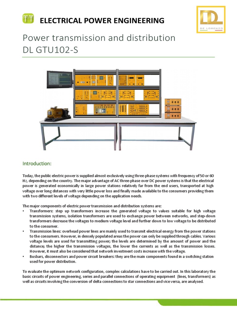 DL GTU102-S Power Trasmission and Distribution | PDF | Electric Power ...