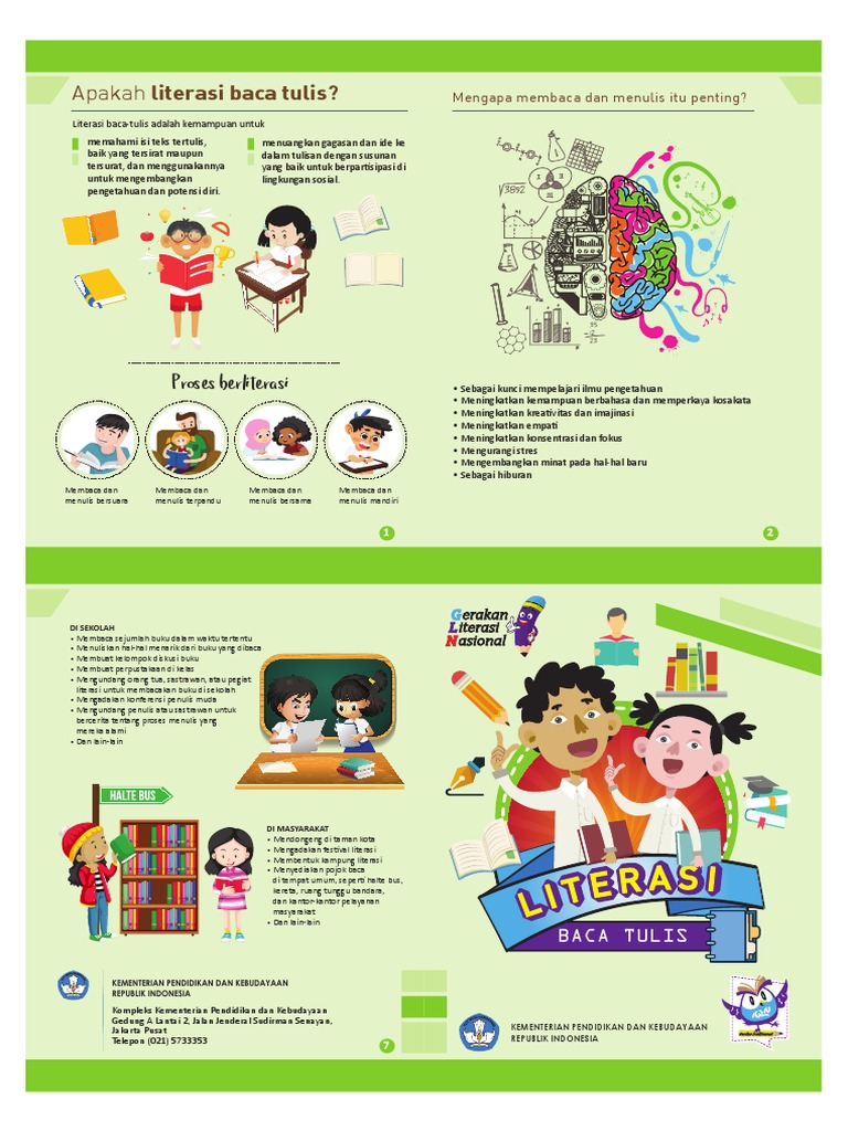 Flyer - Literasi Baca Tulis | PDF