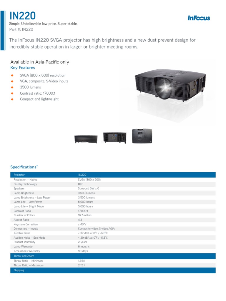 In220 Datasheet | PDF