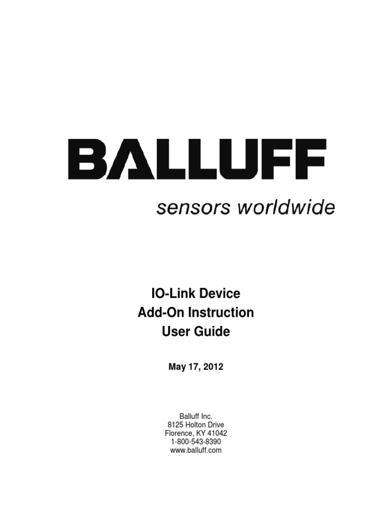 Comprehensive Guide to Configuring and Using Balluff IO-Link Devices ...