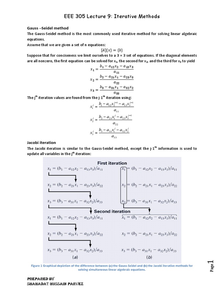 SEC EEE 305 Lec 9 | PDF | Mathematics Of Computing | Linear Algebra