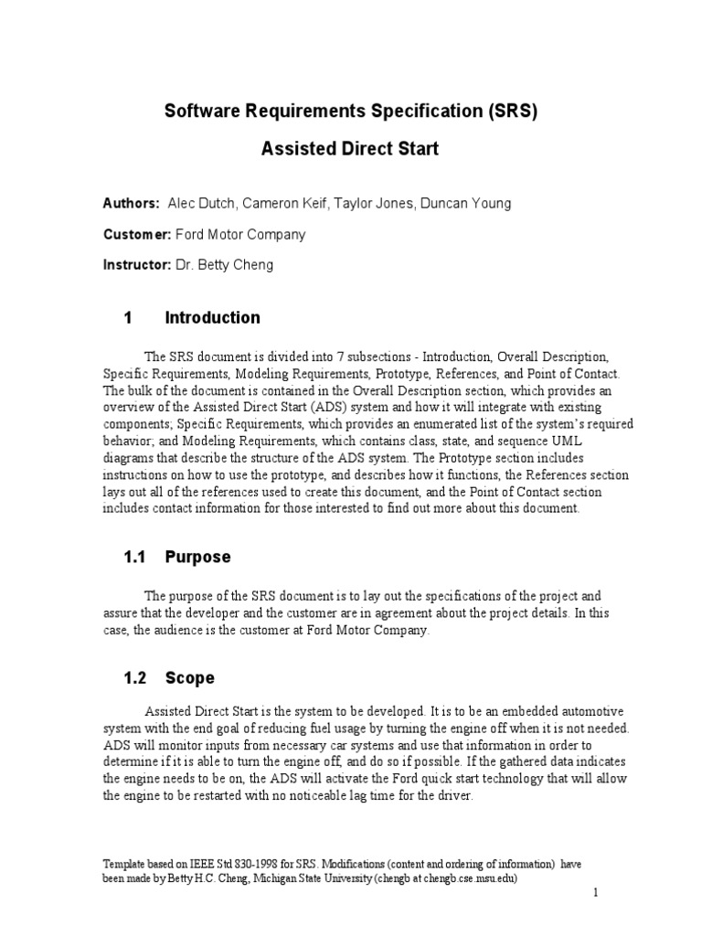 SRS - Revision 2 | PDF | Use Case | Unified Modeling Language