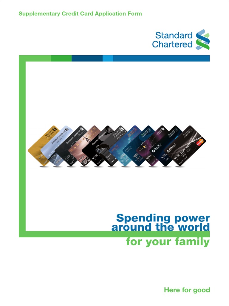 Supplementary Family Credit Card Application | PDF | Financial ...