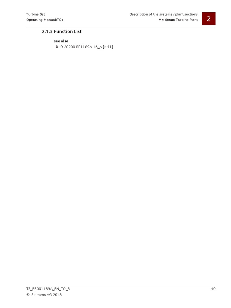 Siemens ST Function List | PDF | Gases | Gas Technologies
