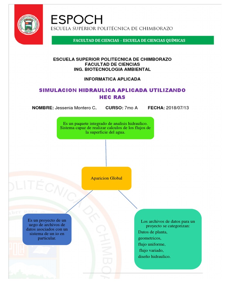 Hec Ras Mapa | PDF | Simulación | Science