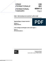 Iec 60694 | PDF | International Electrotechnical Commission | Metrology