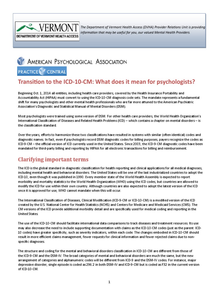 Icd 10 Mental Health | PDF | International Statistical Classification ...