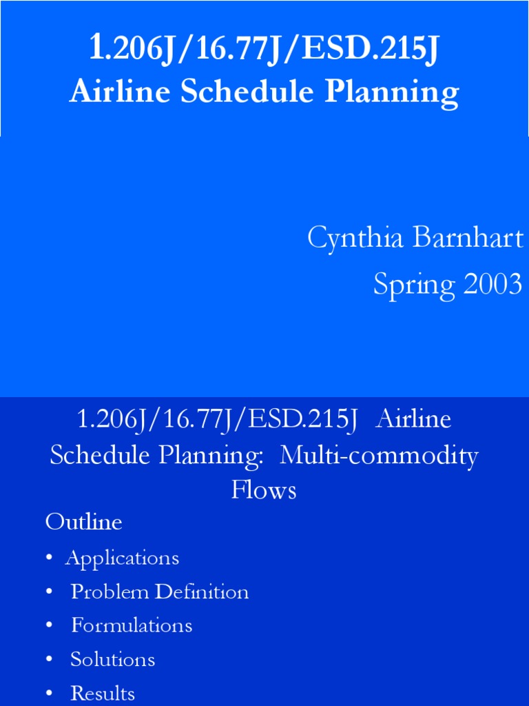 Lec2 2003 mcfs1 | PDF | Linear Programming | Systems Analysis