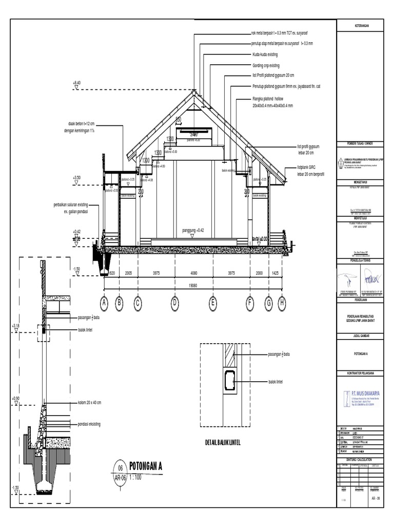 Potongan A | PDF