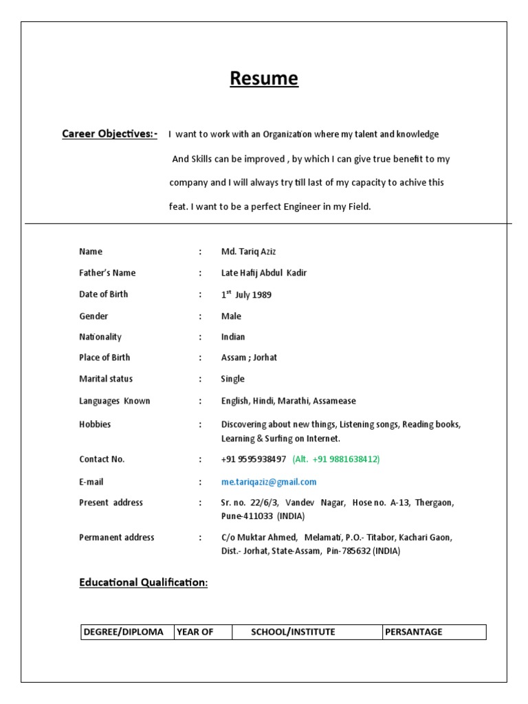 Tariq Resume | PDF | Building Engineering | Electrical Engineering