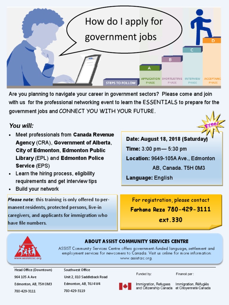 2018 08 18 Info. Session Government Job | PDF