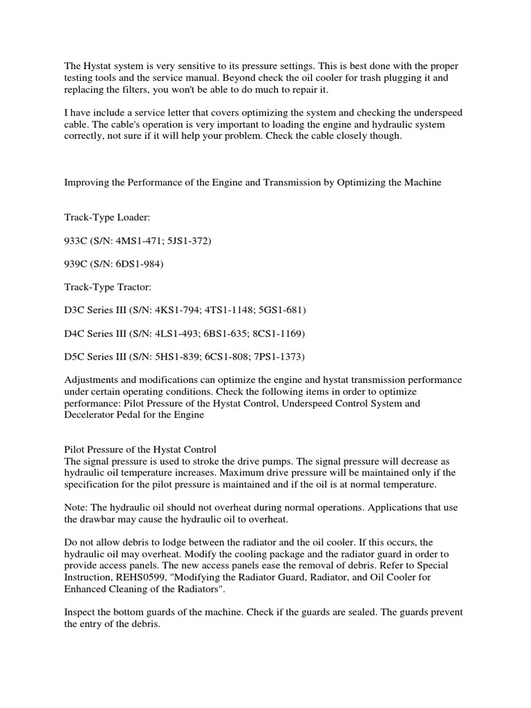 The Hystat System Is Very Sensitive To Its Pressure Settings | PDF ...