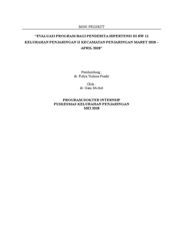 Minipro Gani | PDF | Bisnis | Seni