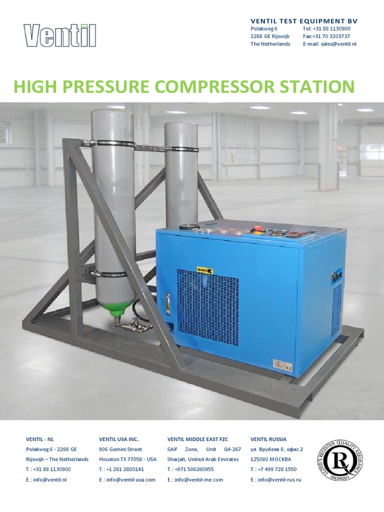 Compressor Station (Specification 98A) | PDF | Energy Technology | Gas ...
