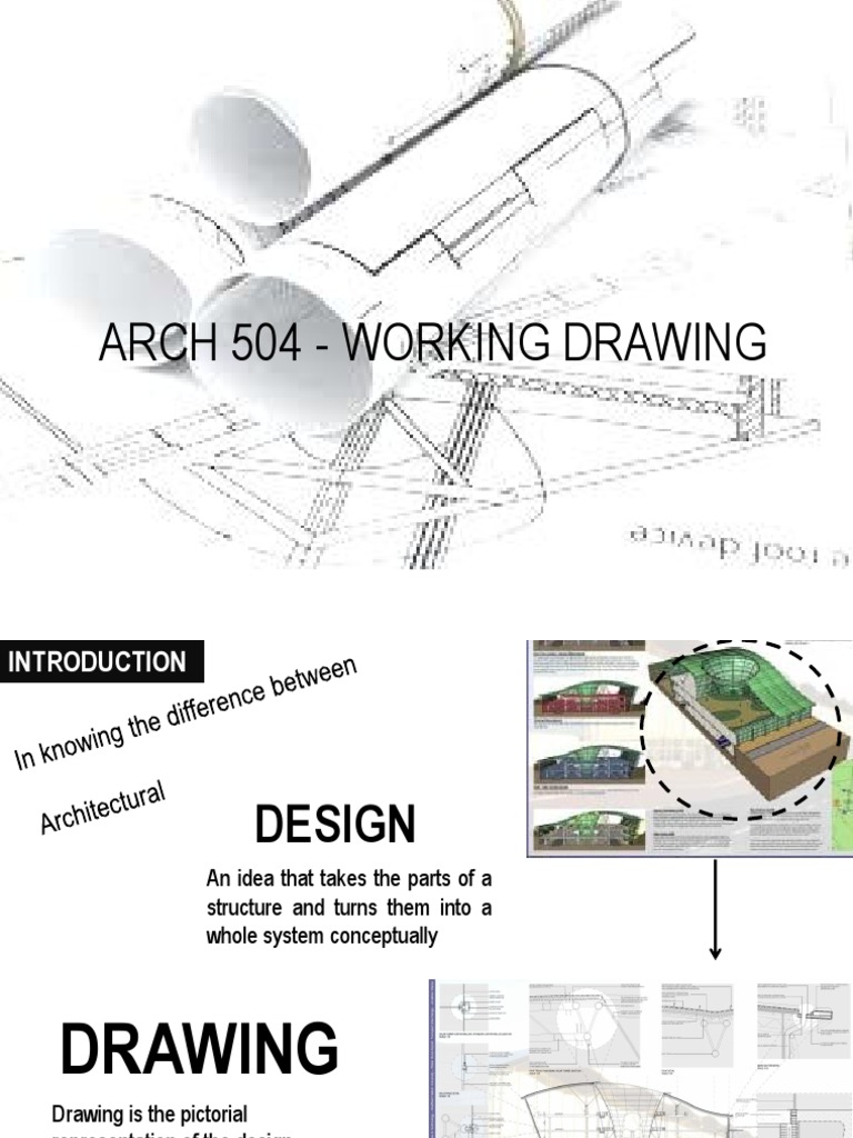 Arch 504 - Working Drawing | PDF | Drawing | Engineering
