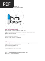 GOA Pharma Companies | PDF | Companies | Biotechnology