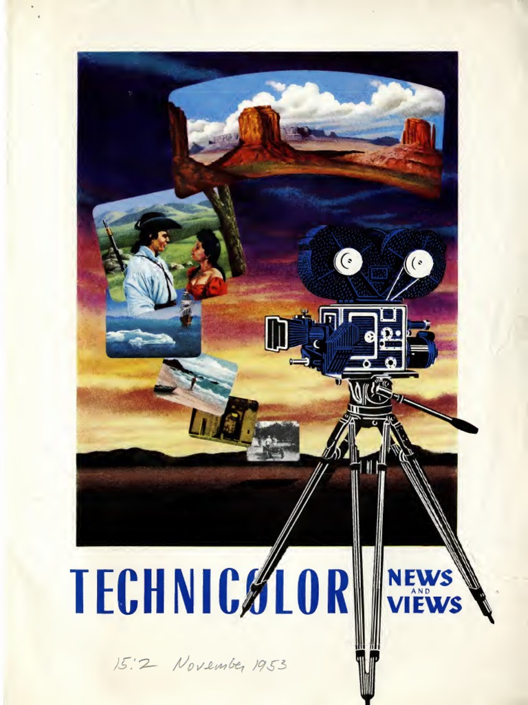 Technicolor News & Views (November 1953) | PDF | Camera | Optics
