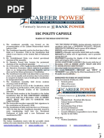 Detailed SSC Polity Notes | PDF | Constitution | Government