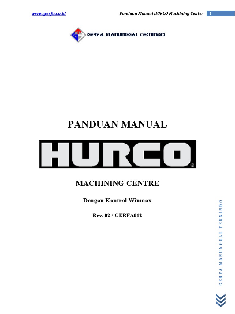 Panduan Manual HURCO Rev. 02 | PDF