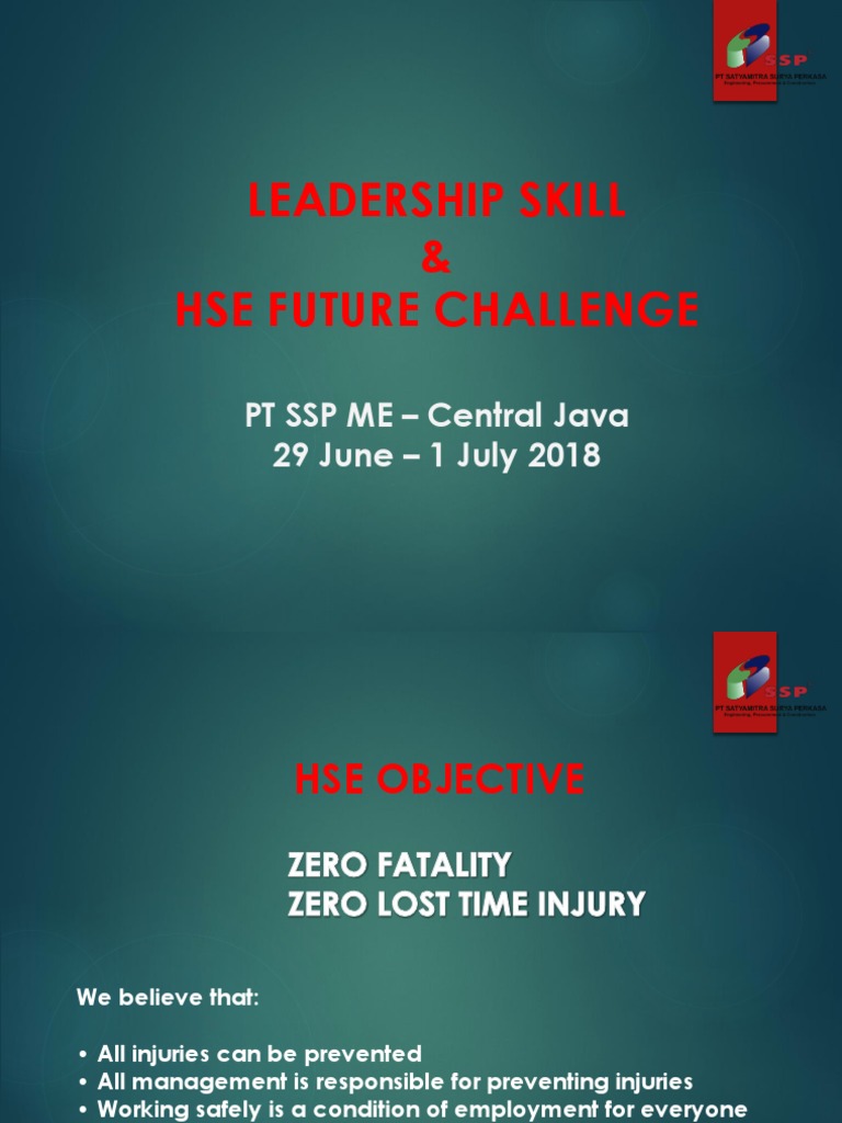 Presentation Day 2 - HSE Challenge | PDF | Personal Protective ...
