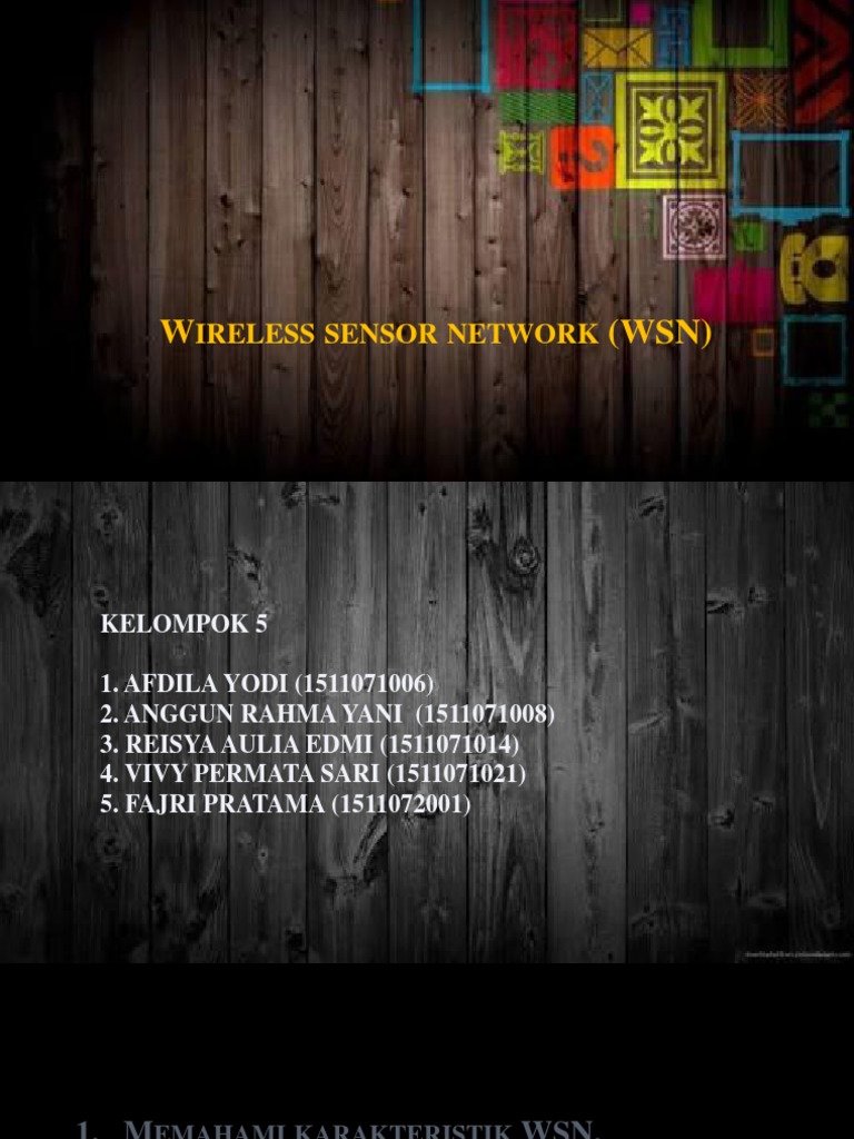 WSN | PDF | Komputer