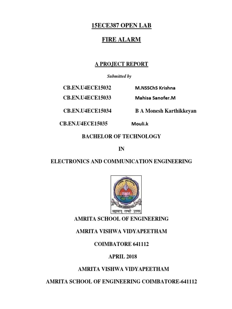 Project Report | PDF | Electrical Resistance And Conductance | Arduino