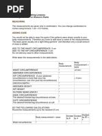 Uniqlo Men's Pants Size Chart | PDF | Waist | Clothing
