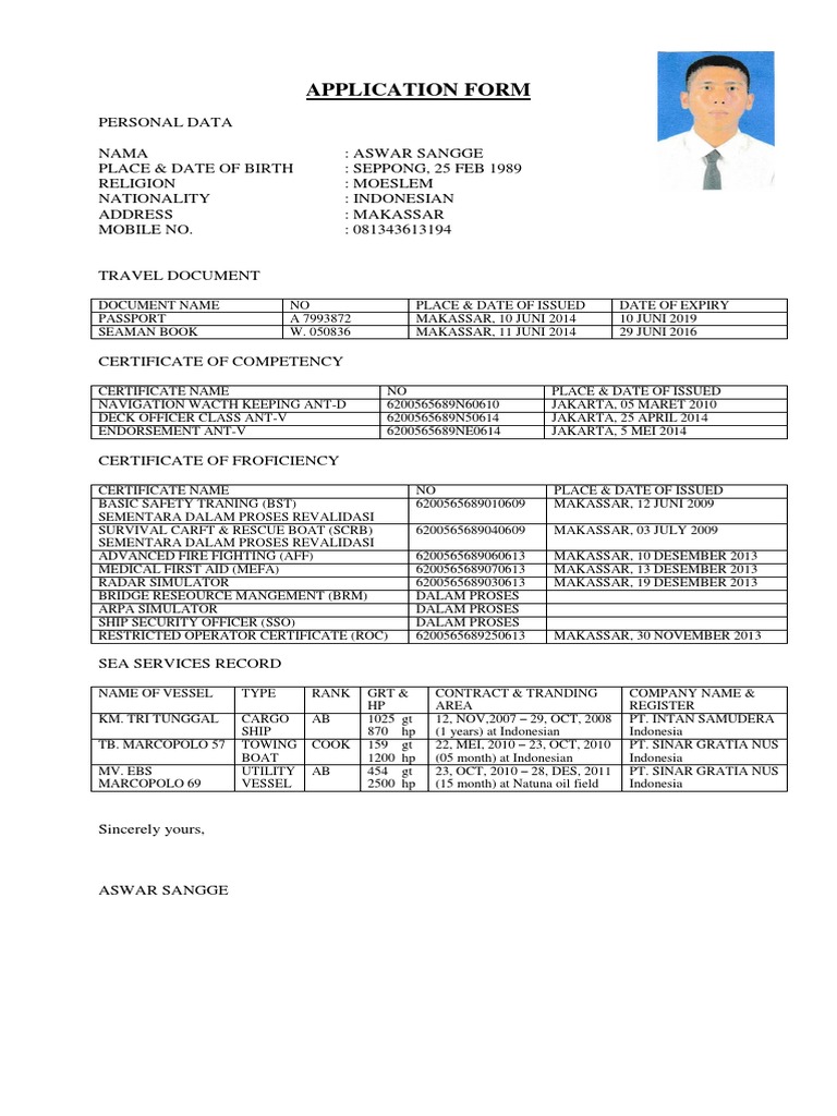 CV Pelaut | PDF | Watercraft | Shipping