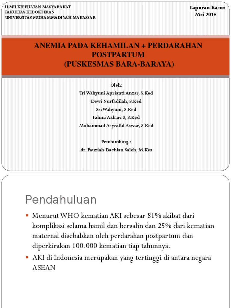 Anemia PostPartum | PDF