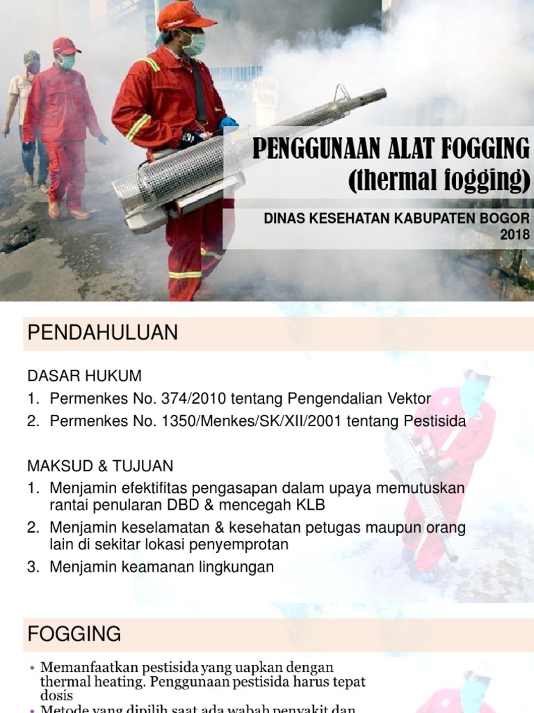 Panduan Penggunaan Alat Fogging | PDF | Teknologi & Rekayasa