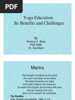 Yoga Presentation | PDF | Hatha Yoga | Yoga