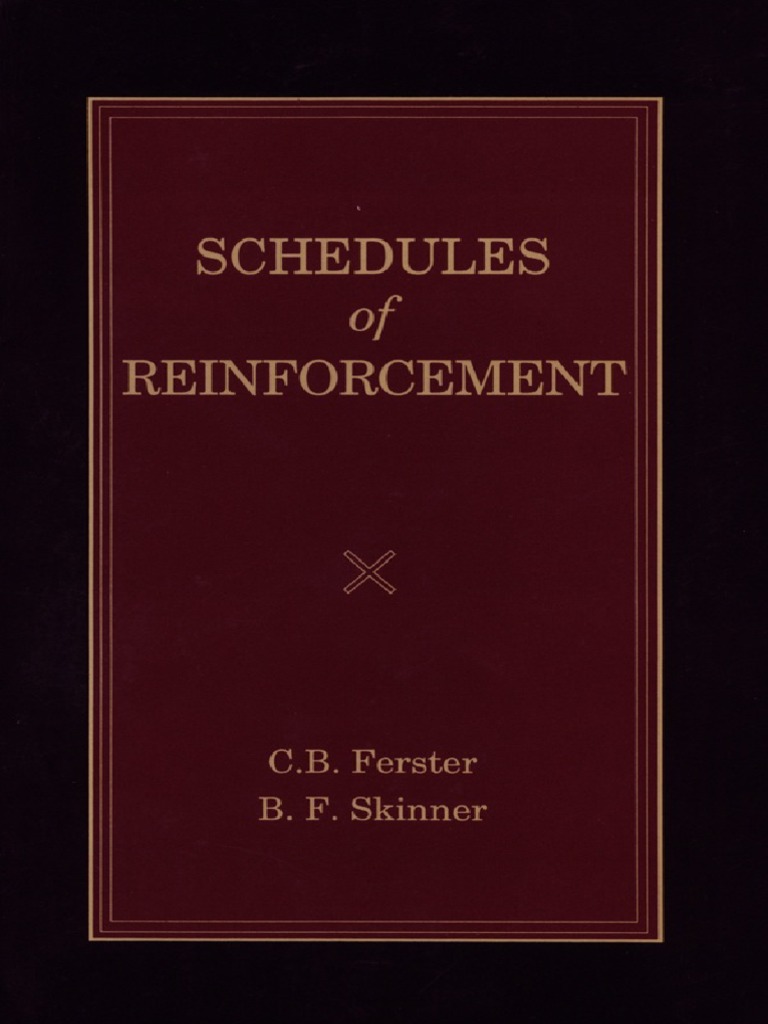 Schedules of Reinforcement PDF | PDF | Reinforcement | Experiment