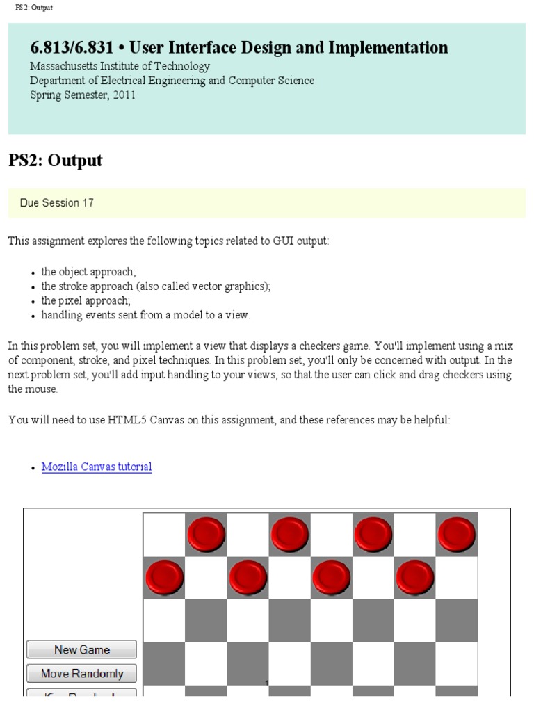 6.813/6.831 - User Interface Design and Implementation: Due Session 17 ...
