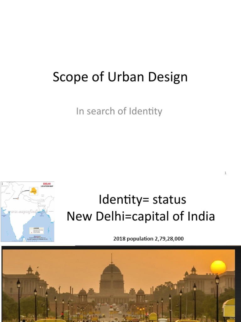 Urban Design Scope & Identity in Delhi | PDF | Transport | Natural ...