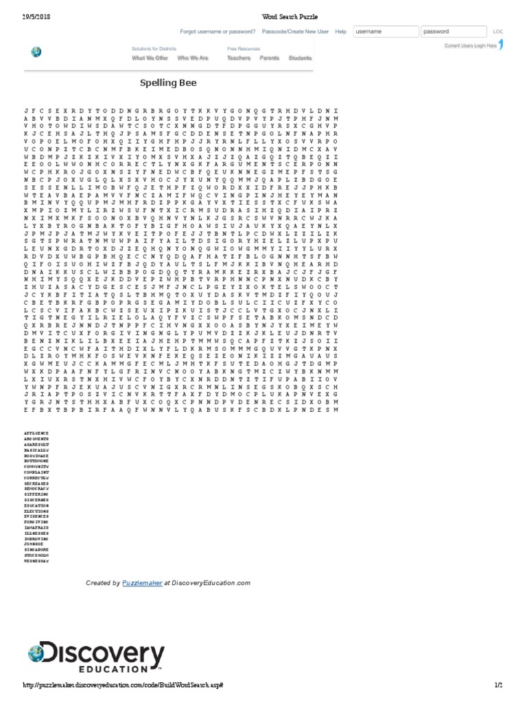 Spelling Bee Final | PDF | User (Computing) | Password