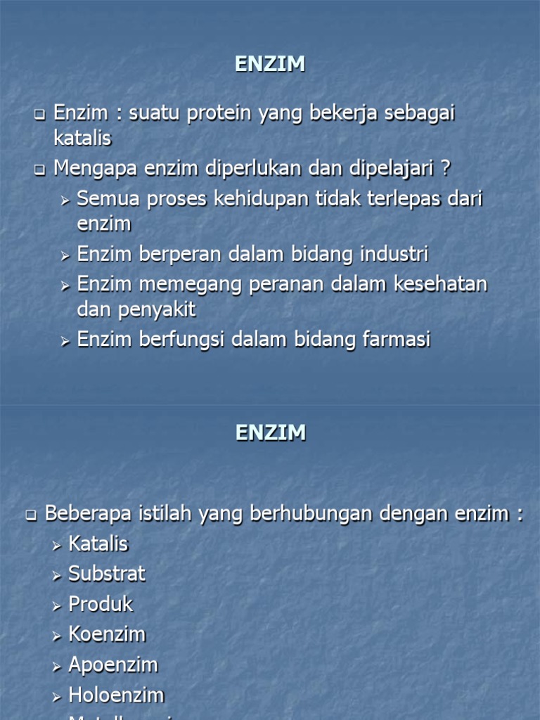 ENZIM | PDF