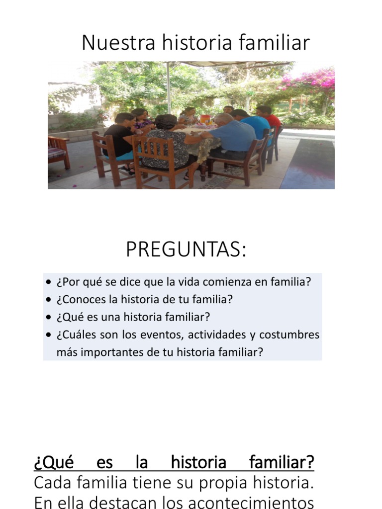 Nuestra Historia Familiar