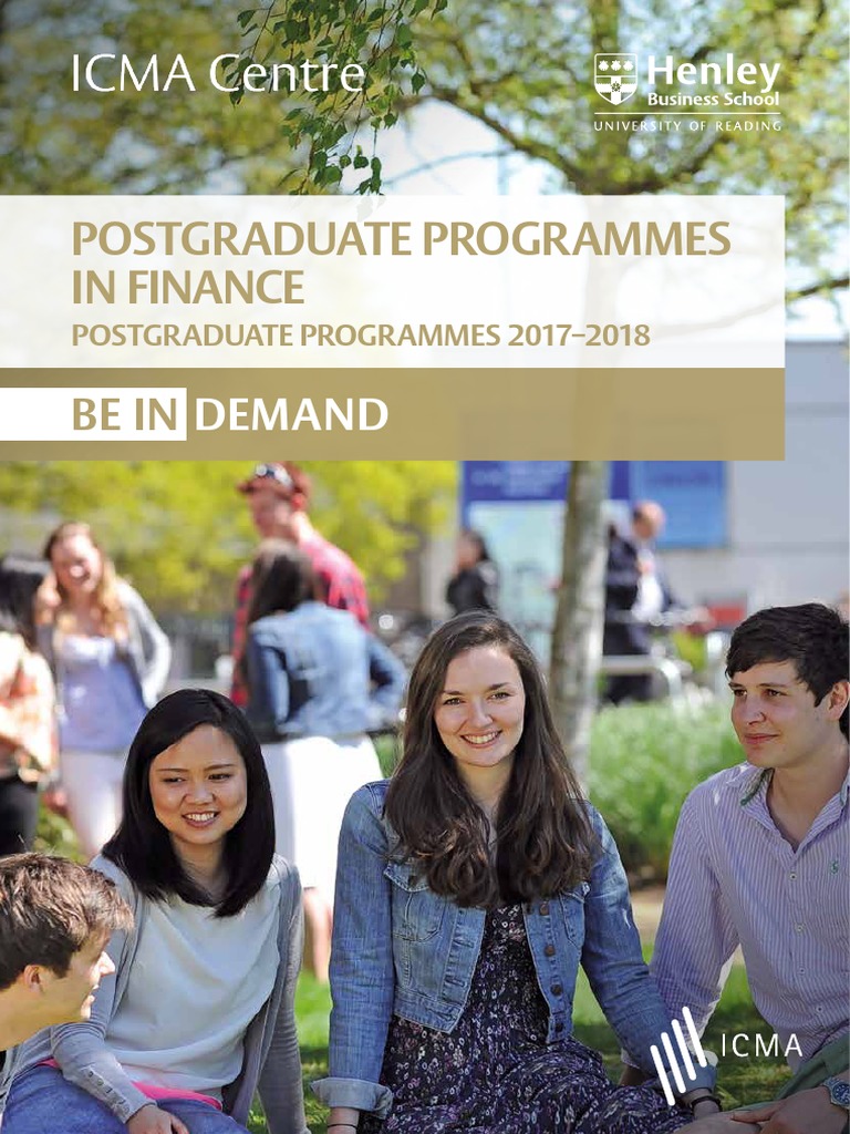 ICMA Centre Masters Brochure 2017 18 | PDF | Academic Degree ...
