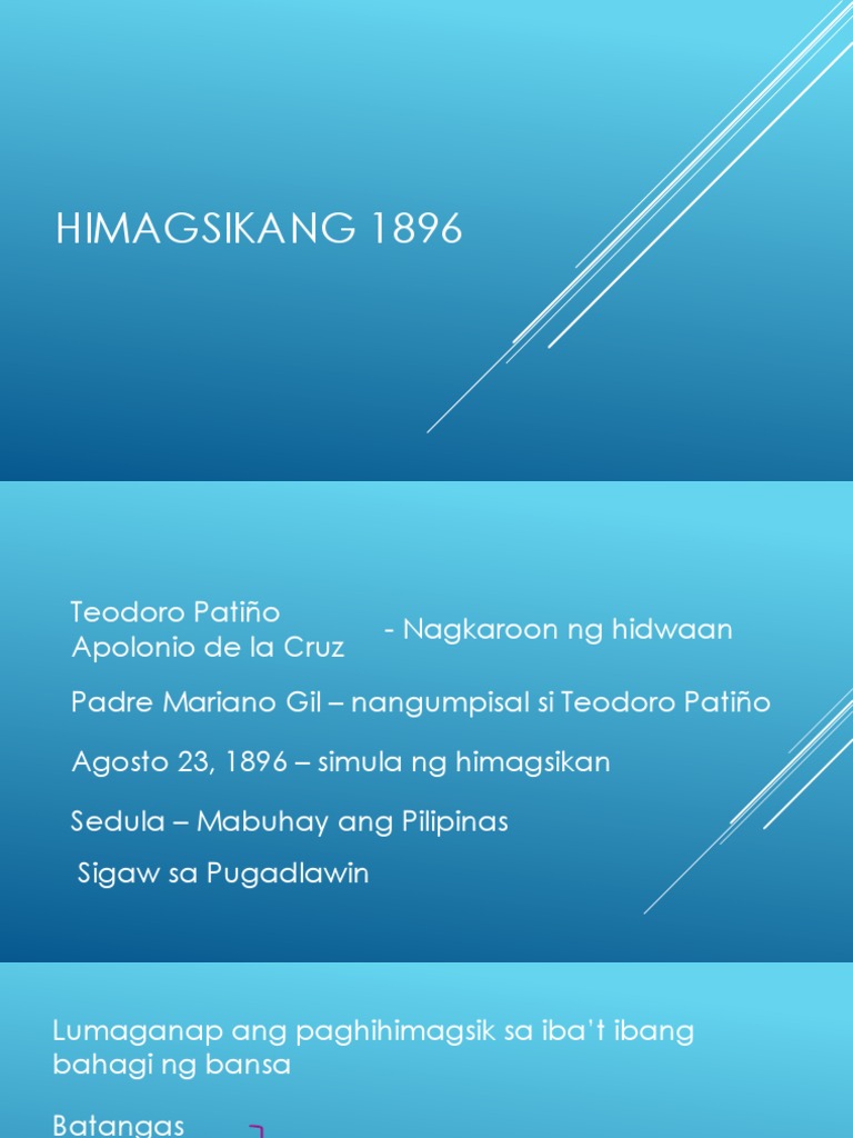 Himagsikang 1896 | PDF