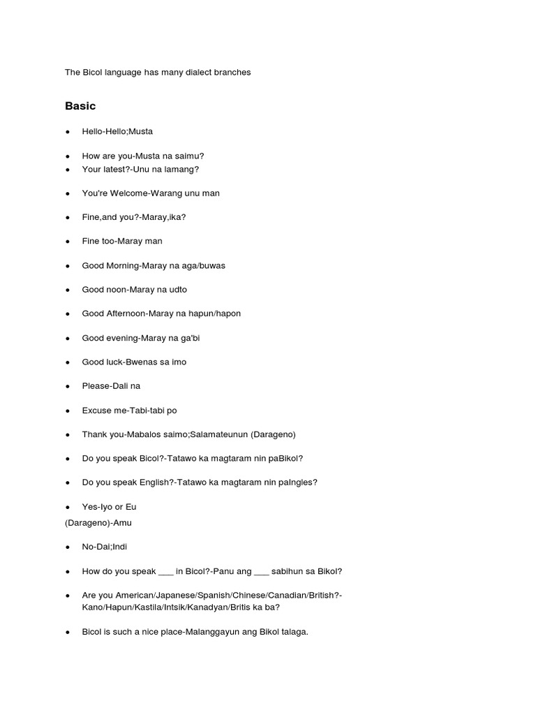 The Bicol Language | Human Communication | Symbols