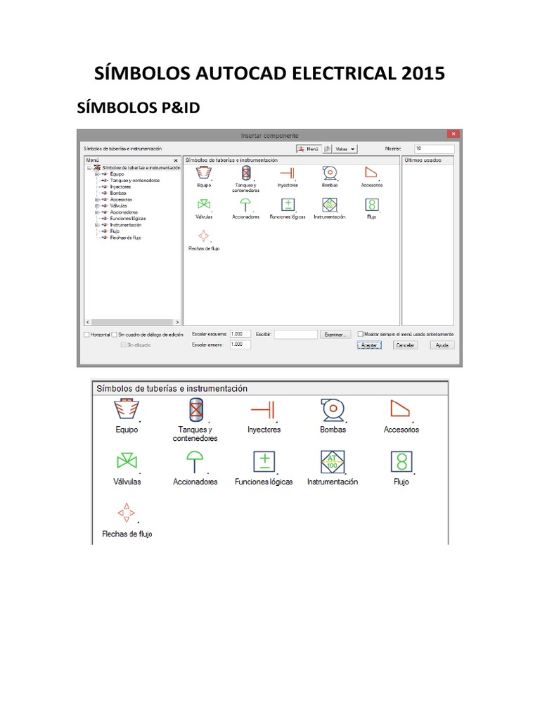 Símbolos Autocad Electrical 2015 | PDF