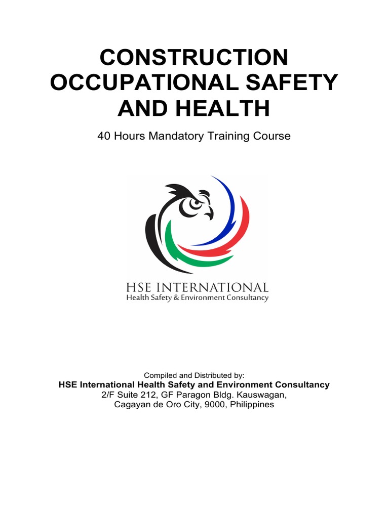 Cosh Manual Printing | PDF | Occupational Safety And Health | Soil
