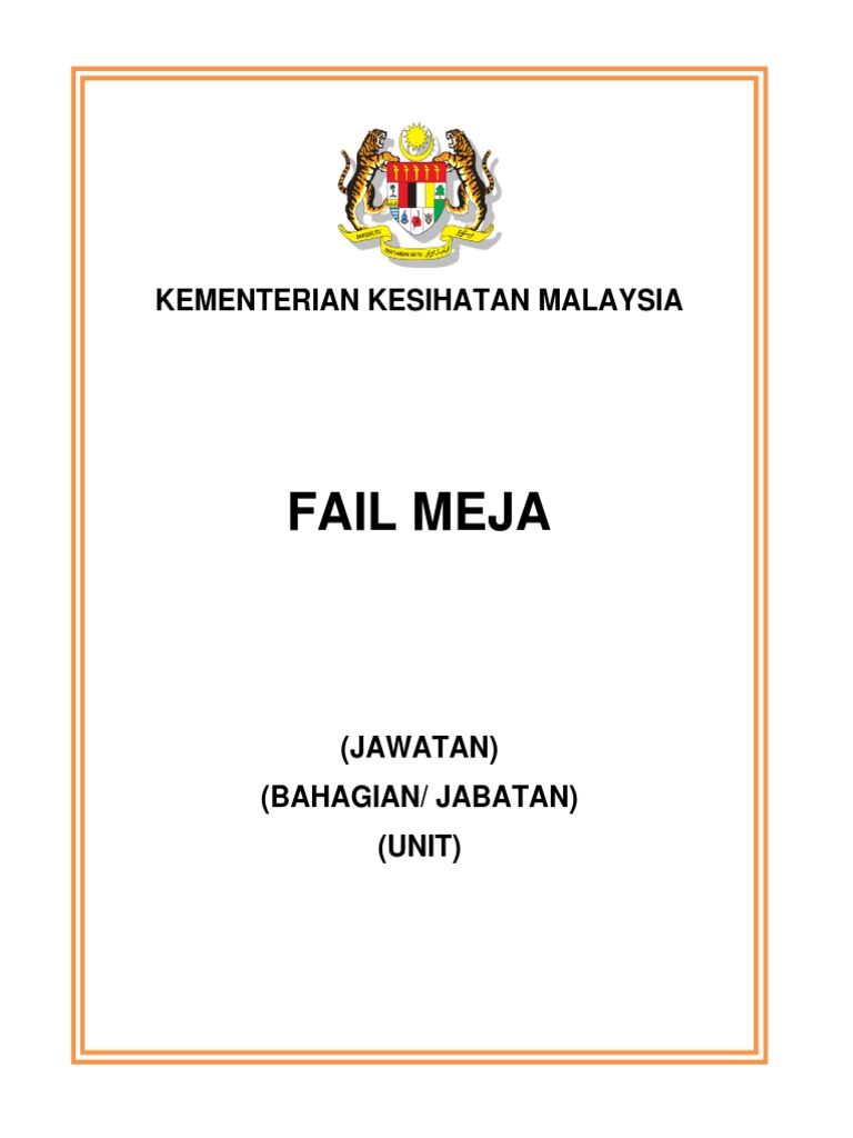 Format Fail Meja | PDF