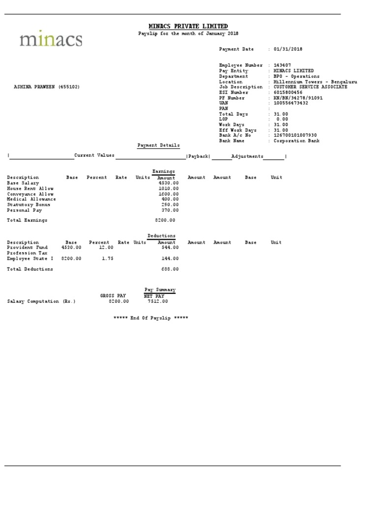 Minacs | PDF | Salary | Economies