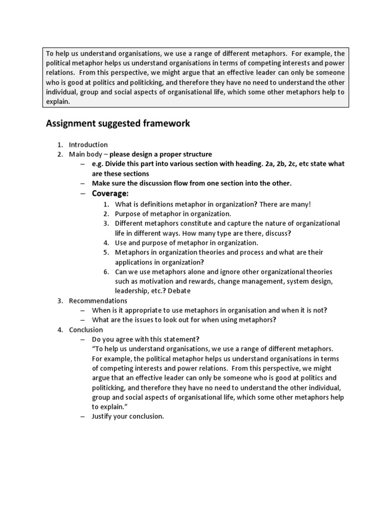 Guide Major Assignment | PDF