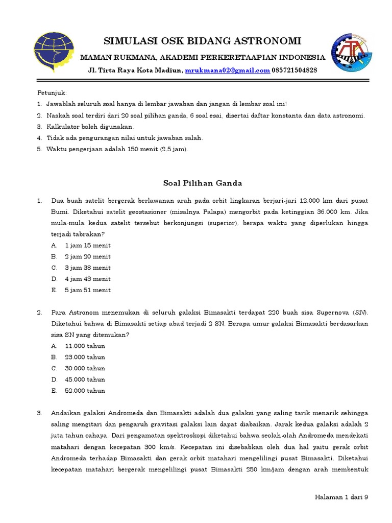 Simulasi Osk PDF | PDF | Metode & Bahan Ajar