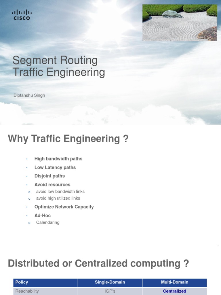 Segment Routing - Traffic Engineering | PDF | Routing | Computer Architecture